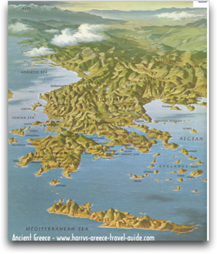 Quia - Global Regents Prep: Ancient Greece - Maps and Images