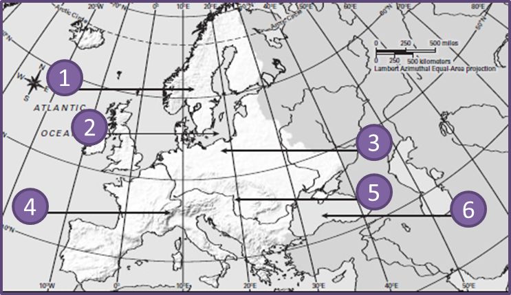 Europe Physical Features Quiz