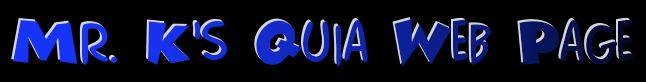 Quia - Class Page - Pre-Quantum Leap Language Arts 8-1
