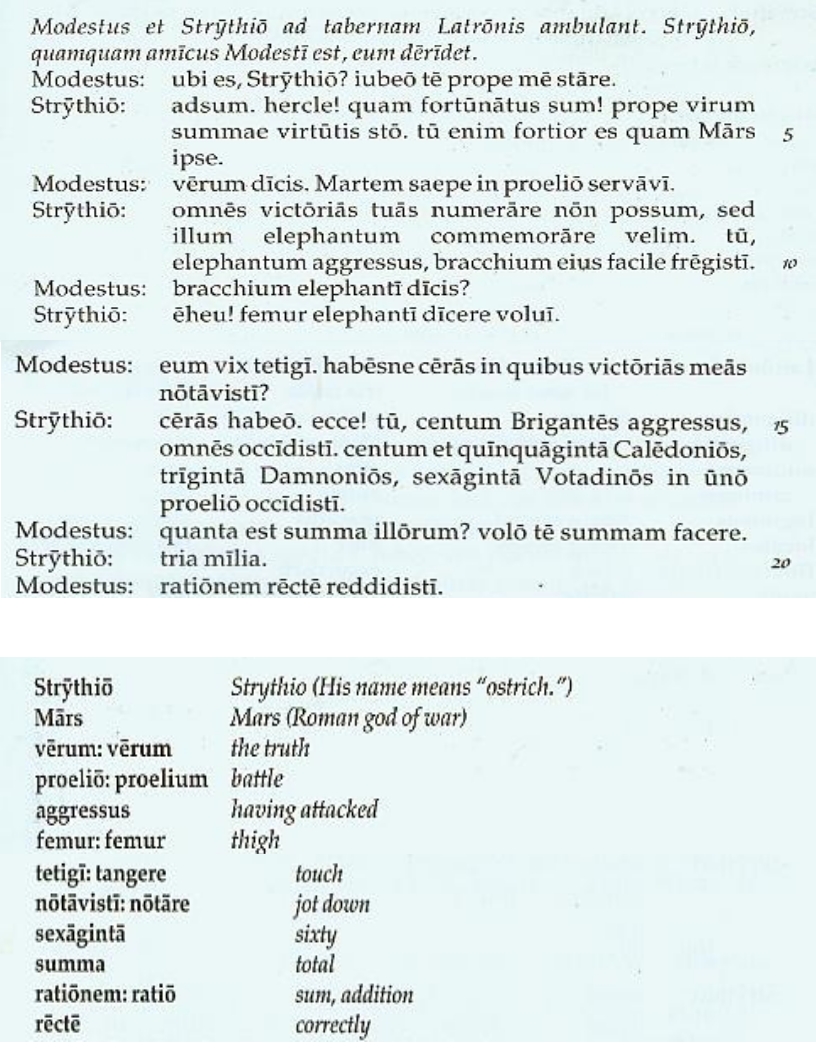 Quia - Stage 22 Reading: Modestus