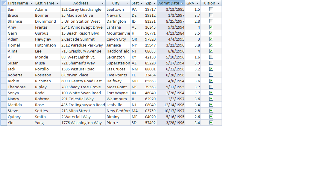 Quia - Class Page - Computer Applications & Visual Basic I (Period 9)