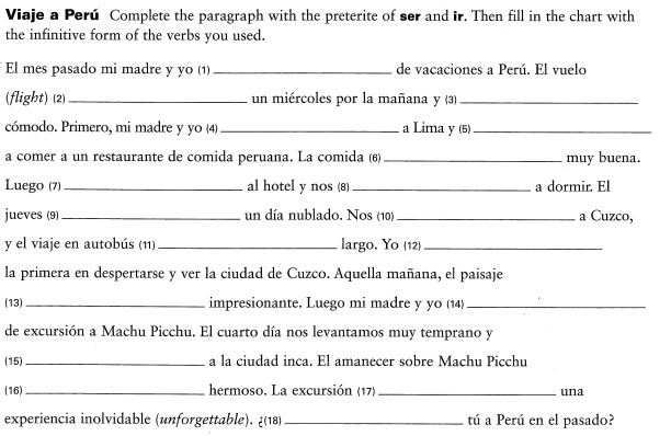 Quia - SP2L1 Practica U: Un viaje a Perú