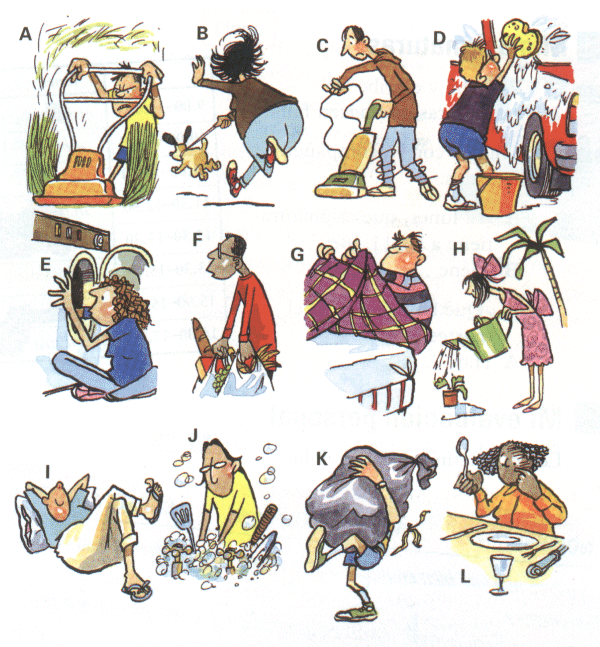 Quia - 3-4 6B los quehaceres, limpio/sucio