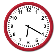 Quia - Formelle Uhrzeiten. Minuten in 5-Minuten-Schritten (analog)