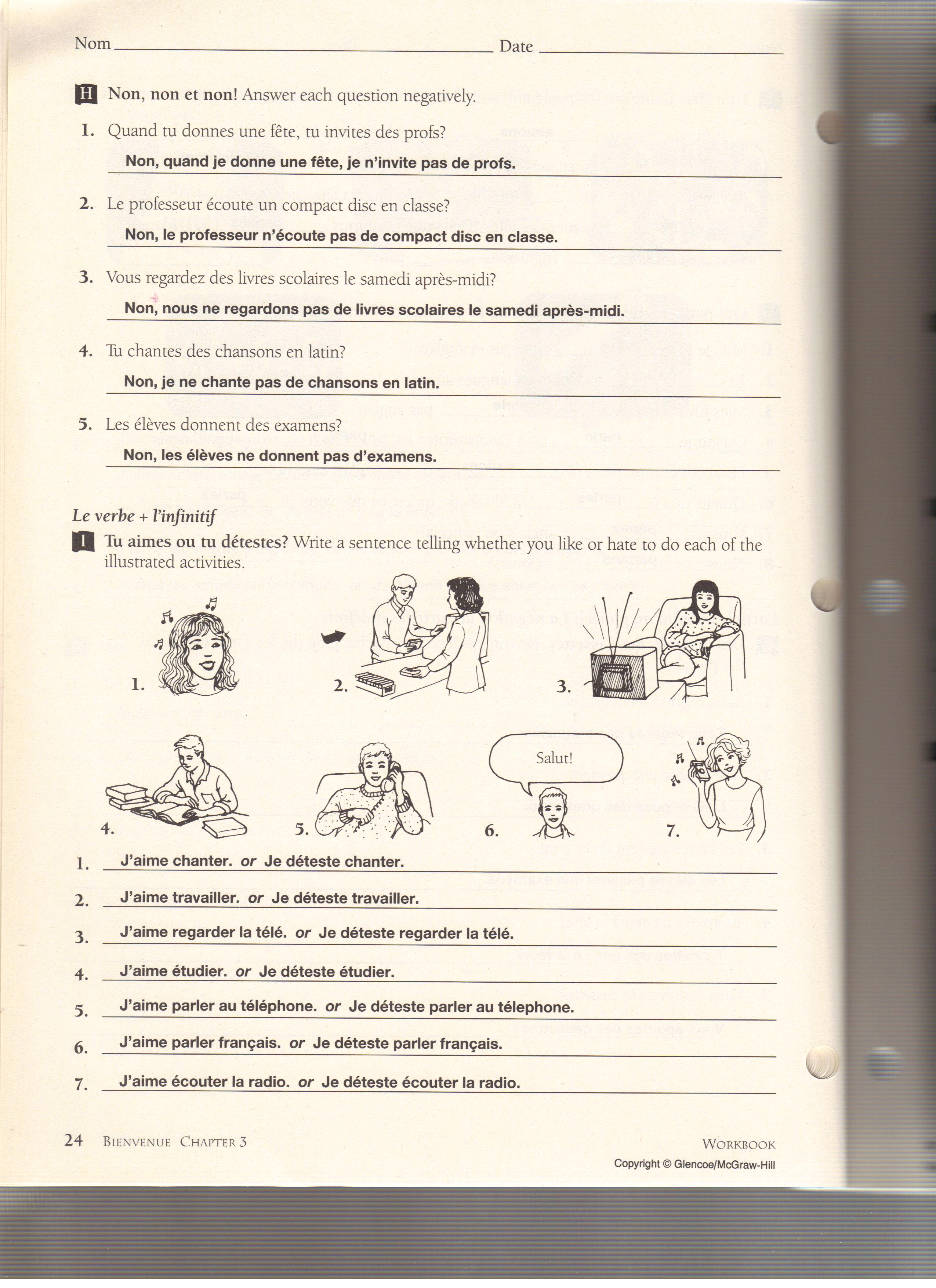 Quia - Class Page - avant Pre IB Fr I & II