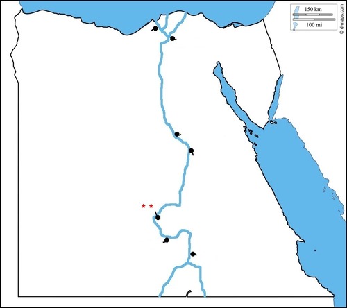 Quia - Ancient Egypt Political Map Quiz
