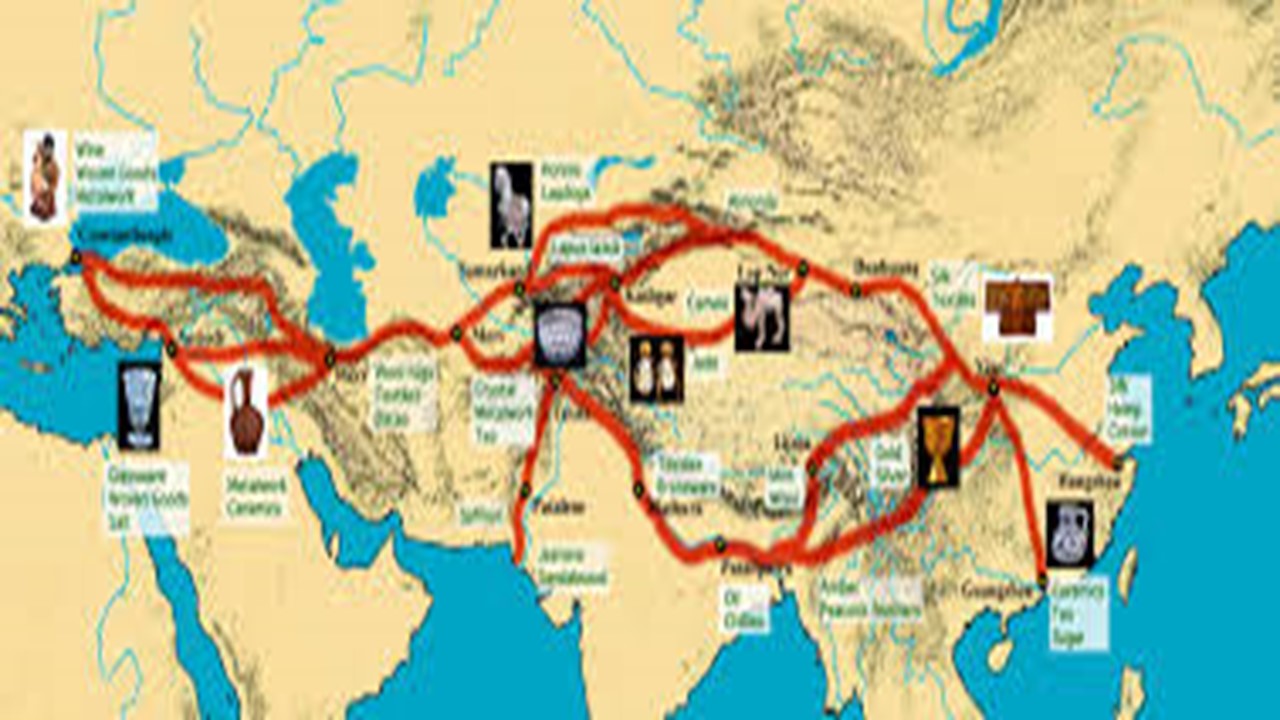 Quia - Trade routes of 1500s