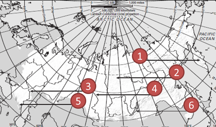 Quia - Russia Physical Features