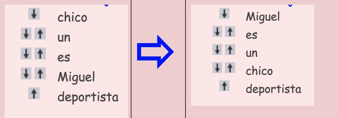 Quia - 104 Grammar - Unscramble sentence