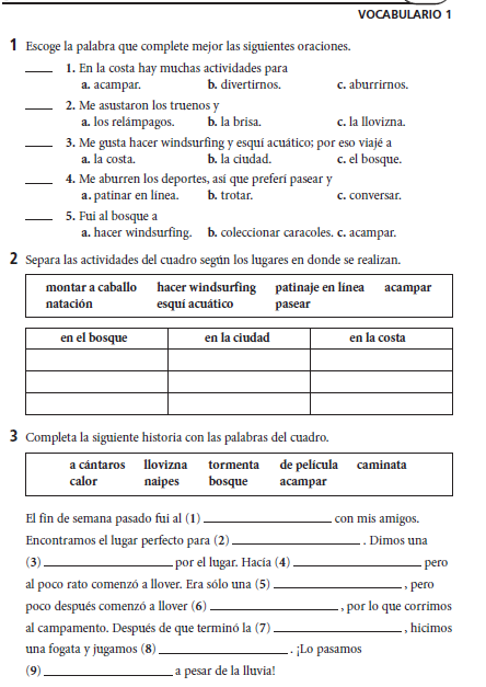 Quia - Class Page - Spanish 4