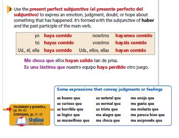 Quia - Class Page - Spanish 4