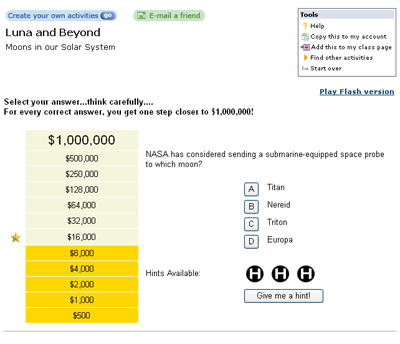 Quia Web - New Feature